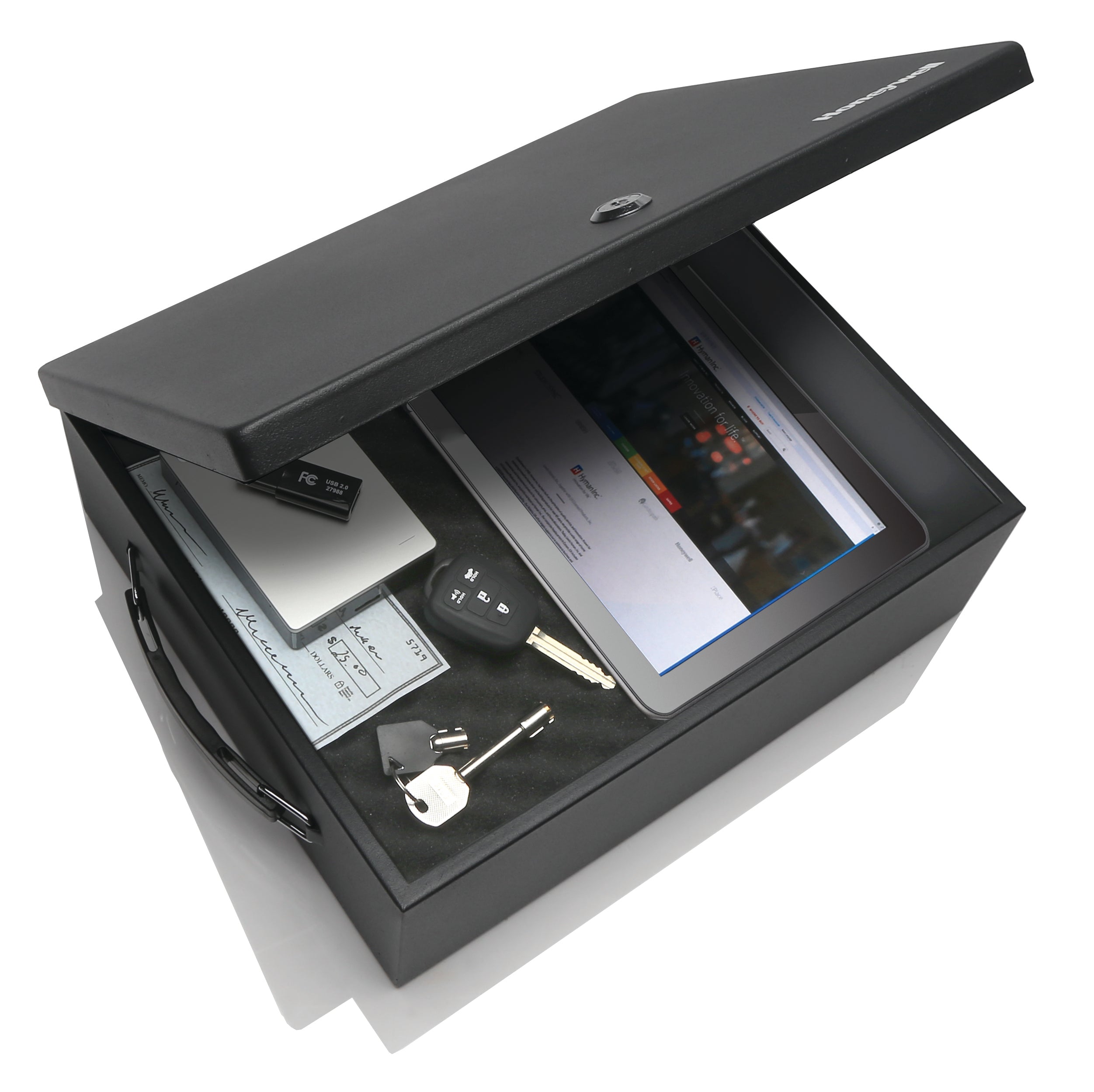 Large Steel Security Lock Box (6209) – Honeywell Safes