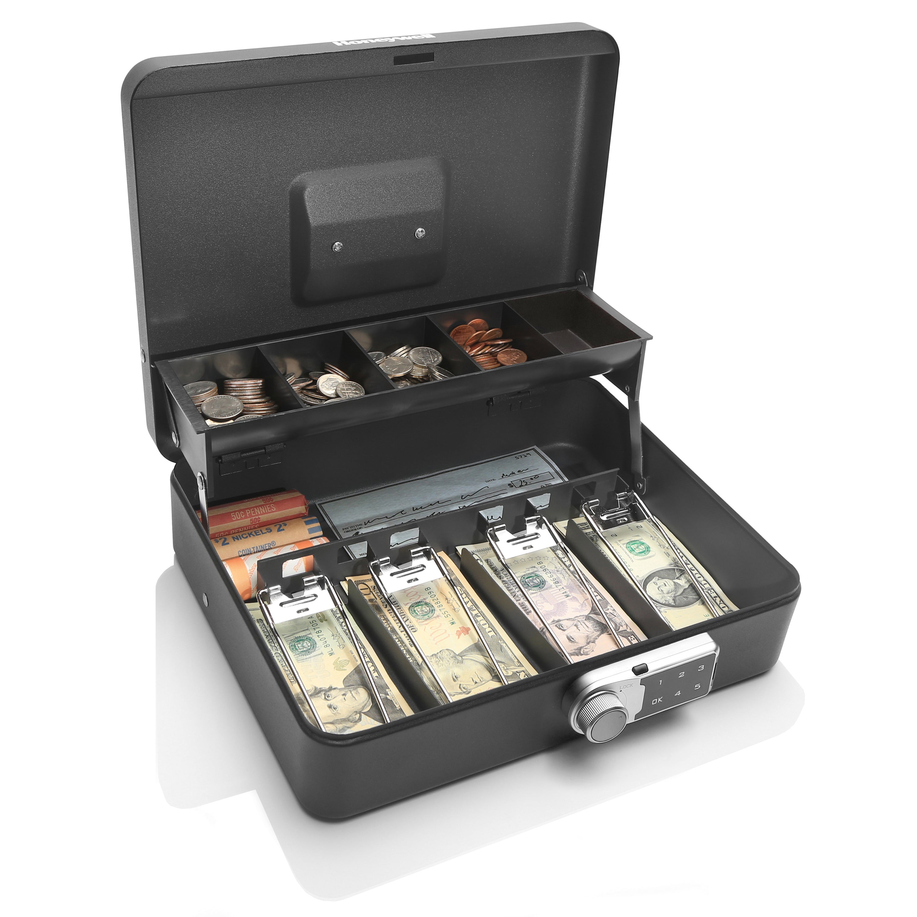 Digital Tiered Cash Lock Box (6213DG) – Honeywell Safes